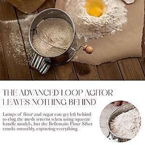 Bellemain Stainless Steel 3 Cup Flour Sifter