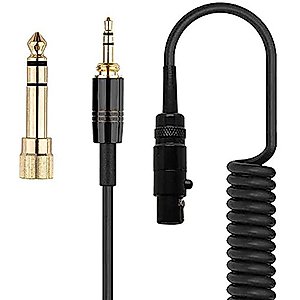 Q701 Cable, Replacement Audio Cable AUX Wire Cord Compatible with AKG K240 Q701 K701 K702 K271 K271s K712 K272 K240s K141 K171 K181 K267 Pioneer HDJ-2000 Headphones (Black)