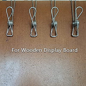 JZMYXA Stainless Steel Clothes Pins, 304 Stainless Steel Metal Long Tail Clothes Pins Stainless Steel Hook Clothes Pins Large Rust-Proof Clothes Pins (12)