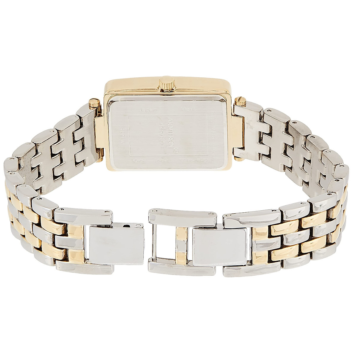 Armitron Women's Rectangular Genuine Diamond Dial Bracelet Watch, 75/5769