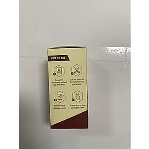 Linen Repair Tape 4x79 inch, Self Adhesive Linen Fabric Patches, Linen Fabric Patch Tape Kit, Fabric Repair Tape for Linen Sofas, Headboards, Chairs, Pillows, Curtains - Black