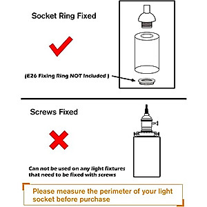 Frosted Light Shade Glass Lamp Shade Pendant Light Shade Replacement Light Fixture Cylinder Shade Diameter 3.5" Height 5.5" Fitter 1.65" (2 Packs)
