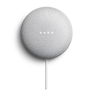 Google Nest Mini 2nd Generation Smart Speaker with Google Assistant - Chalk (Renewed)