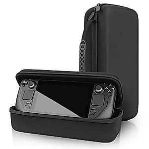 Carrying Case Compatible with Asus Ally and Steam Deck,Fit Charger AC Adapter,Portable Travel Carrying Case Pouch for Steam Deck Console & Accessories