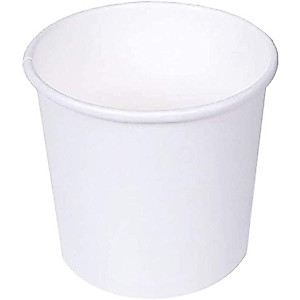 TashiBox 3 oz white paper bath cups, 200 count