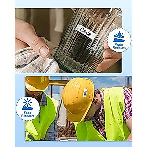 Oozmas Tz Tape 12mm 0.47 Inch Laminated Black on White Replacement for Brother Ptouch Tape TZe-231 Compatible with Brother P Touch D400 D410 D210 D220 1280 1800 1880 2040 Label Maker Tape, 4 Pack