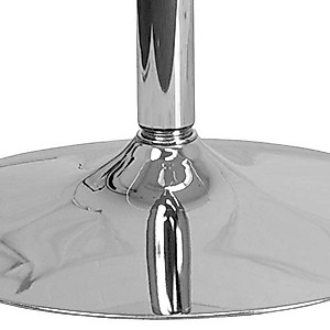 Flash Furniture Hills 31.5'' Round Glass Table with 29''H Chrome Base