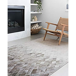 Loloi II Maddox Collection MAD-04 Sand/Taupe, Contemporary 7'-6" x 9'-6" Area Rug