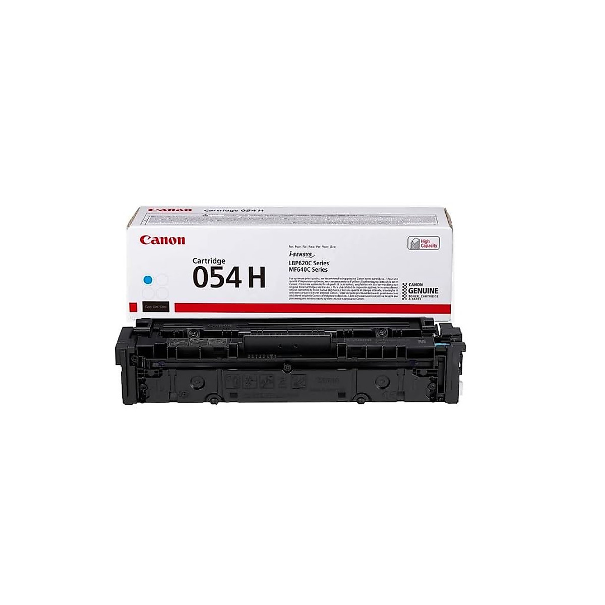 Canon CRG 054 High Yield Toner Cartridge for LBP622 & MF644, Bundle with Black 3100 Pages Yield/Cyan 2300 Pages Yield/Magenta 2300 Pages Yield/Yellow 2300 Pages Yield
