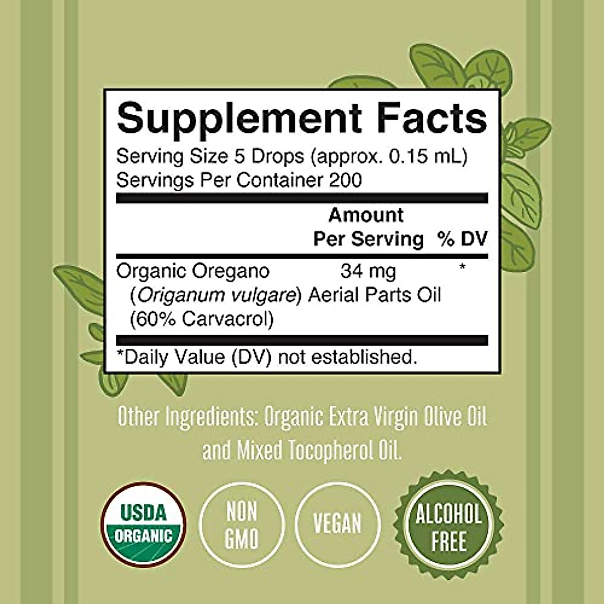 Grapefruit Seed Oil Drops & USDA Organic Oil of Oregano Liquid Drops Bundle by MaryRuth's | Herbal Supplement Liquid Drops | Immune Support | Digestive Health | Overall Health | Vegan