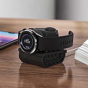 for Huawei GT Watch Charger Stand Compatible with Huawei GT3/GT3 Pro,GT Cyber/Watch 3/3Pro,GT2 Pro,Watch D,GT Runner,GT 2022,Watch Buds Silicone Charging Dock,Nightstand Mode,Home/Office Use