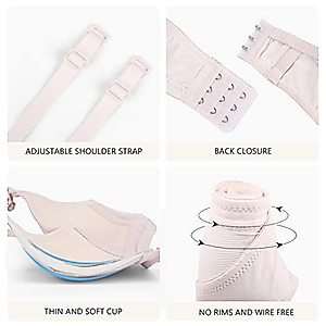 Phennie's Bras for Teens Girls Training Bra Cotton Wireless Light Padded 10-18 Years A B Cup 34