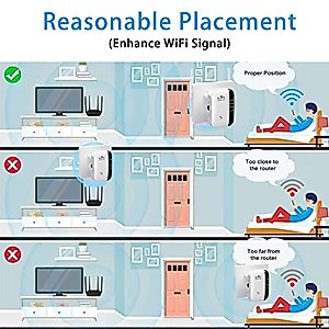 2023 WiFi Extender,WiFi Signal Booster Covers Up to 3000 Sq.ft and 27 Devices, WiFi Repeaters and Signal Amplifier with Ethernet Port, Alexa Compatible, 1-Tap Setup