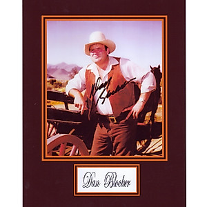 Kirkland Signature Dan Blocker, Hoss from Bonanza 8 X 10 Photo Autograph on Glossy Photo Paper