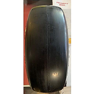 New 11x4.00-5 Flat Free Smooth Tire w/Steel Wheel for Zero Turn Lawn Mower Garden Tractor -hub Length 3"-5" - Bore ID 5/8" 114005 (2)