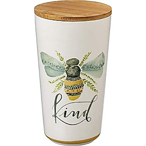 Primitives by Kathy Kitchen Canisters, Set of 3, Bees - Kind, Sweet, Humble