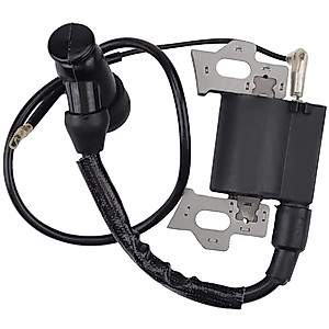 Ignition Coil with Spark Plug + Air Filter Replacement For Honda GX120 GX160 GX200 Engine Generator Rototiller 4589693 30500-ZE1-073