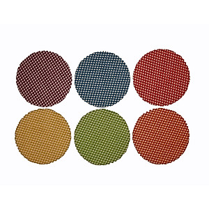 Generic Round Multi-Purpose Jar Gripper Pad Bottle Lid Opener, 6 Piece Set, Colors May Vary, Pads