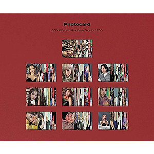 JYP TWICE - Eyes wide open (Vol.2) Album+Folded Poster+Extra Photocards Set (Retro ver.) JYPK1006
