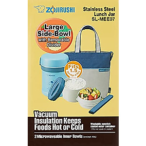 Zojirushi Ms. Bento Stainless Lunch Jar, One size, Aqua Blue