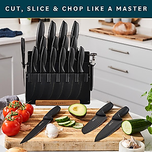Home Hero 20 Pcs Knife Set + 35 Pcs Kitchen Utensils Set