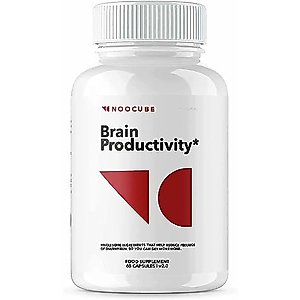 (Official) Noocube Brain Pills - New Noocubes Premium Brain Productivity Supplement Tablets - Nocube Overall Best Alternative Supplemen (60 Capsules)