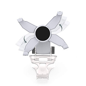 ECHZOVE PS5 Controller Phone Clip, PS5 Controller Mobile Phone Mount Adjustable Phone Holder Clamp for PS5 Controllers - White