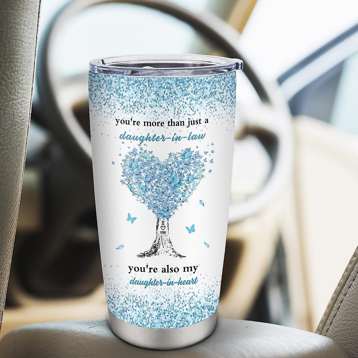 Vutieso Daughter In Law Gifts, Gifts For Daughter In Law Tumbler 20oz, Daughter In Law Gifts From Mother In Law, Daughter In Law Birthday Gifts, Future Daughter In Law Gifts, Daughter-in-law Gifts