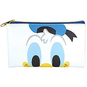 Tees Factory DN-5533187DO Disney Donald Duck Flat Pouch, 0.6 x 4.1 x 7.5 inches (1.5 x 10.5 x 19 cm)