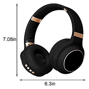 Bluetooth Headphones Wireless Bluetooth Headphones Foldable HiFi Headphones FM Headphones for Sports Games Christmas Birthday Gifts