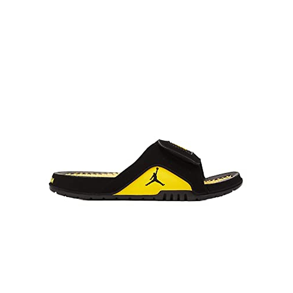 Nike Jordan Hydro IV Retro Men's Slides (Black/Tour Yellow, 8)
