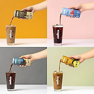 Lavazza Organic Cold Brew Coffee Variety Pack of 12 Count - Balanced, Complex, Smooth, Fruity, Sweet, Creamy, Medium and Dark Roast, 100% Arabica, USDA Organic and Rainforest Alliance Certified,1 Count(Pack of 12)