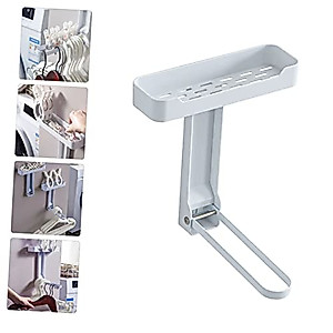 Cabilock 3pcs Hanger Storage Rack Collapsible Garment Rack Wall Mount Clothing Rack Wall Mounted Clothes Rack Home Clothes Storage Organizer Clothes Hangers Storage Stacker Coat Hanger Rack