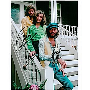 Kirkland Signature The Bee Gees, 8 X 10 Photo Display Autograph on Glossy Photo Paper