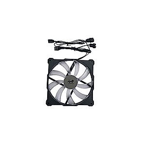 InWin Jupiter AJ140 Addressable RGB Triple Fan Kit 140mm High Performance Cooling Computer Case Fan Cooling with Control (AJ140-3PK)