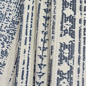 ABREEZE Cotton Rug Runner 2'x4.3', Boho Rug for Bedroom, Hand Woven Cotton Fringe Tassel Area Rug for Kitchen Laundry Bathroom Doorway