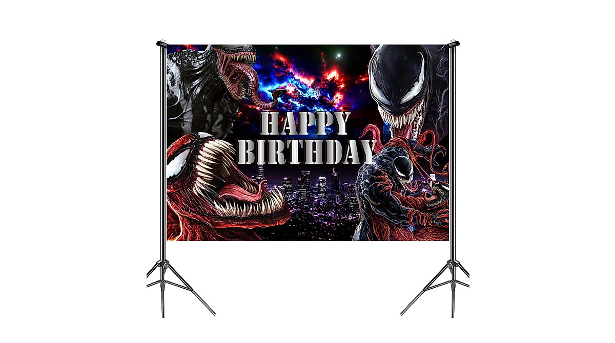 Venom Birthday Party Supplies Set - 51Pcs Decoration Kit