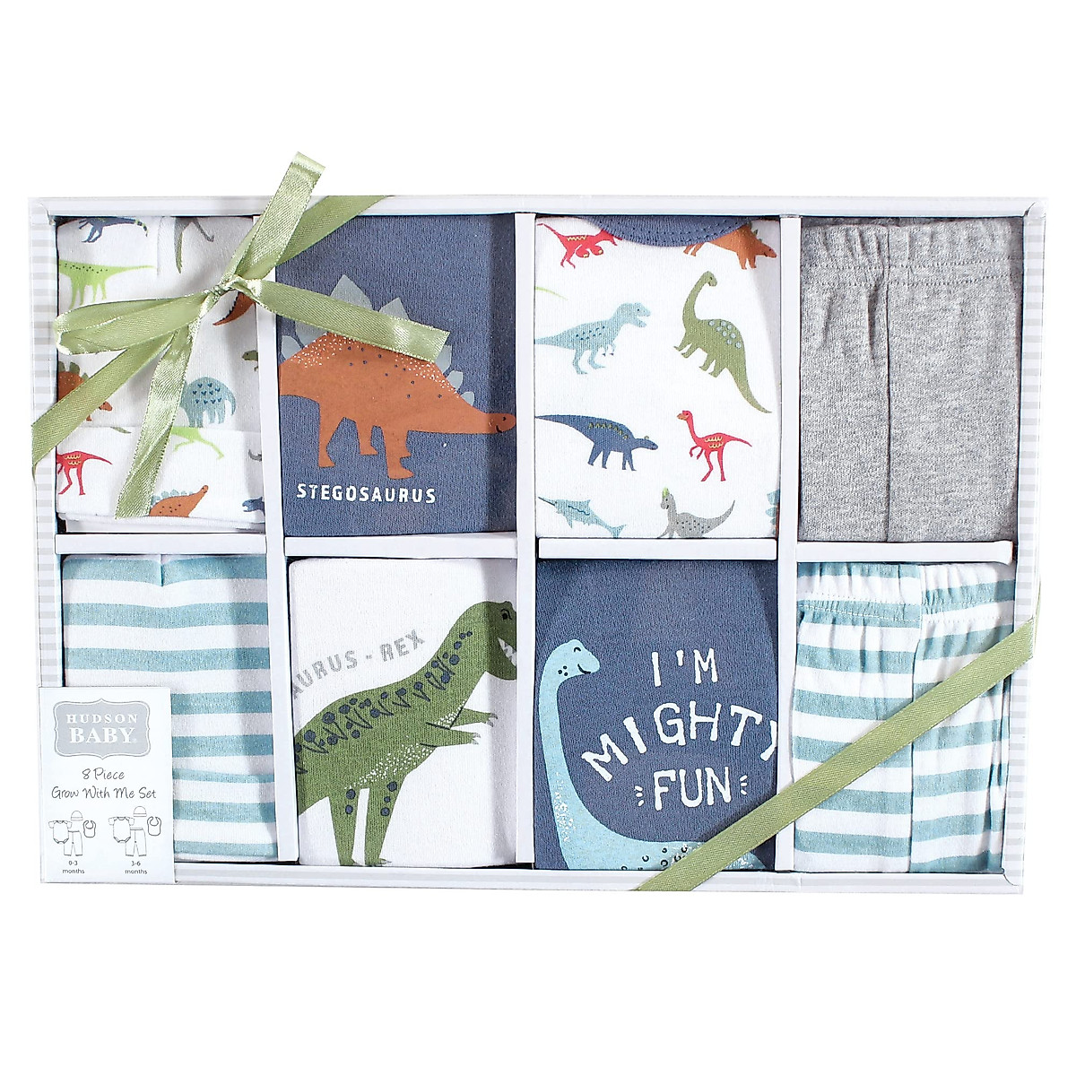 Hudson Baby Unisex Baby Layette Boxed Giftset, Boy Woodland, 0-6 Months