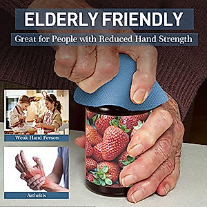 Jar Openers Pad, 10pcs Rubber Jar Grippers for Seniors with Arthritis Weak Hands, Multi-Purpose Kitchen Gadget for Open Jars