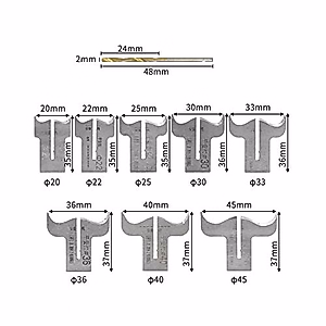 Gdrasuya10 Ring Drill Bit Set, 8PCS Toy Wheel Cutter for High Revolutions Drill Press Round Beads Blade