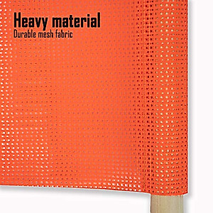 Bright Orange Safety Wide Load Flag Traffic Warning Flags for Trucks 4 Pack 18”x18”