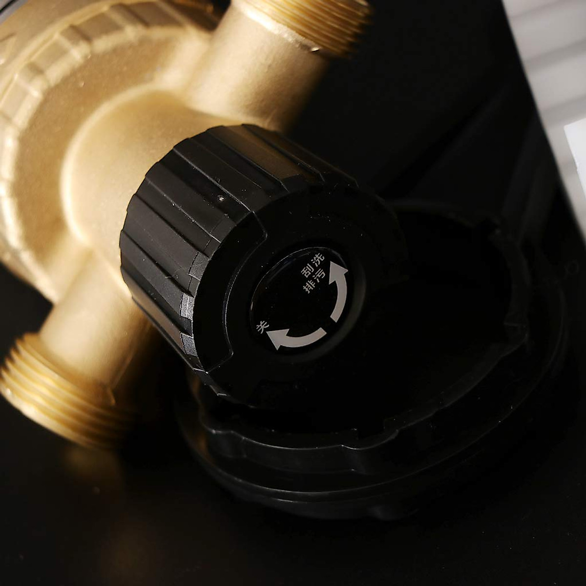 Water Prefilter System, Stainless Steel Brass Whole House Spin Down Pre-Filter to Remove Sediment, Rust, Sand, Well Water Sediment Pipe Filter - 0.75inch