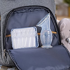 haakaa Manual Breast Pump 5oz/150ml & Silicone Colostrum Collector Kit Ready-to-Use Pack (0.1oz/4ml, 6pcs)