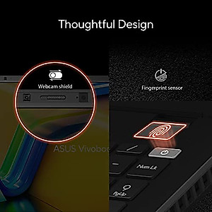 ASUS Vivobook Pro 16X OLED Laptop, 16” 16:10 OLED Display, Intel Core i9-13980HX CPU, NVIDIA® GeForce® RTX™ 4070 GPU, 16GB RAM, 1TB SSD, Windows 11 Home, 0°Black, K6604JI-ES96