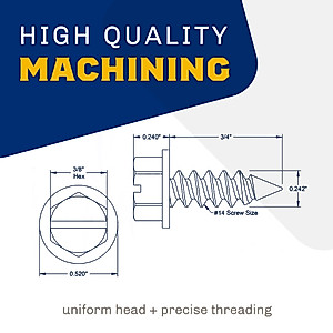 Black License Plate Screws, Rustproof 18-8 Stainless Steel, Black Oxide Finish Applied in The USA by Makers Bolt (Pack of 4)