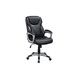 KJNScolor Black High Back Office Chair Executive Task Ergonomic Computer Desk Seat ScreenM Gaming Chair Office Chair Desk Chair Computer Chair Home Office Desk Chairs Gamer Chair Office Chairs