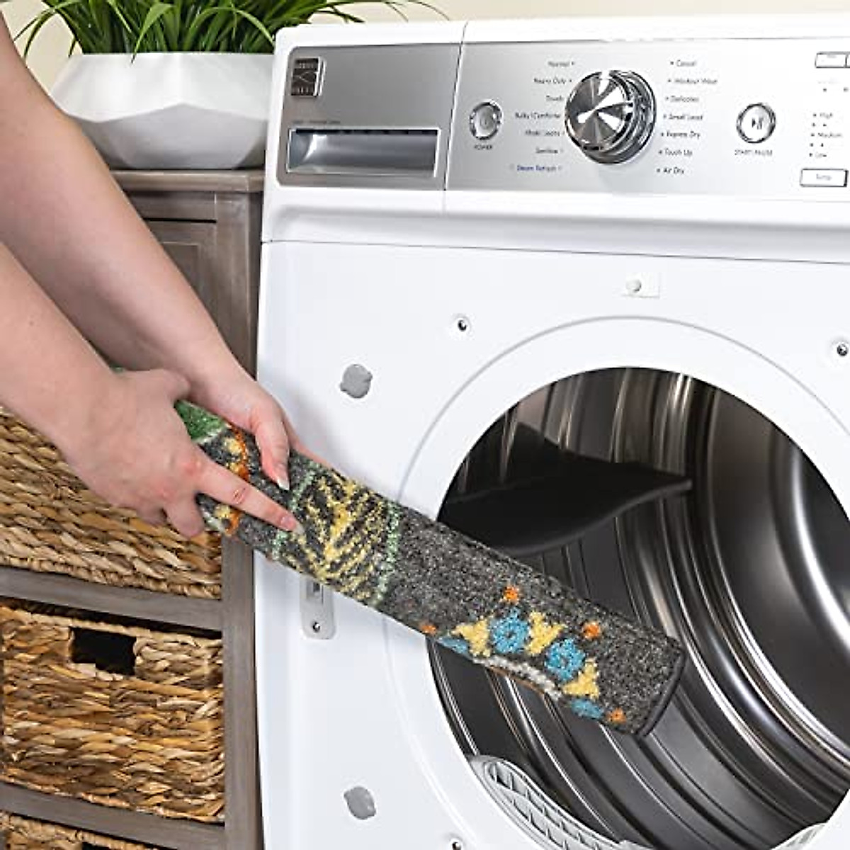 Maples Rugs Reggie Floral Kitchen Rugs Non Skid Accent Area Carpet [Made in USA], Multi, 2'6 x 3'10