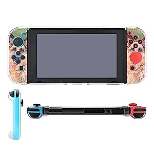 Dockable Switch Case for Nintendo, Games Protective Hard Carrying Clear Cover Case - German Shepherd 2