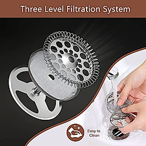 Miuly Cafetiere 3 Cup/600ml Stainless Steel Double Wall French Press with Coffee Measuring Spoon,Thermal Insulation Silicone Sealed Lid,Silver