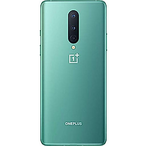 OnePlus 8 Glacial Green,​ 5G Unlocked Android Smartphone U.S Version, 8GB RAM+128GB Storage, 90Hz Fluid Display,Triple Camera, with Alexa Built-in,